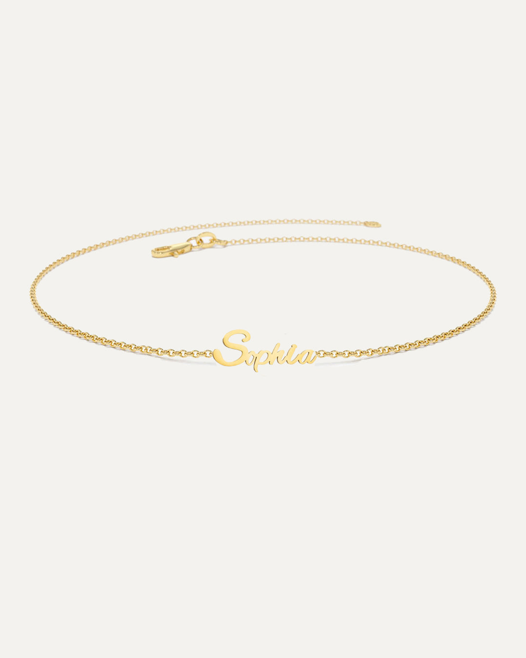 18K Gold Customized Name Bracelet – Bellogante